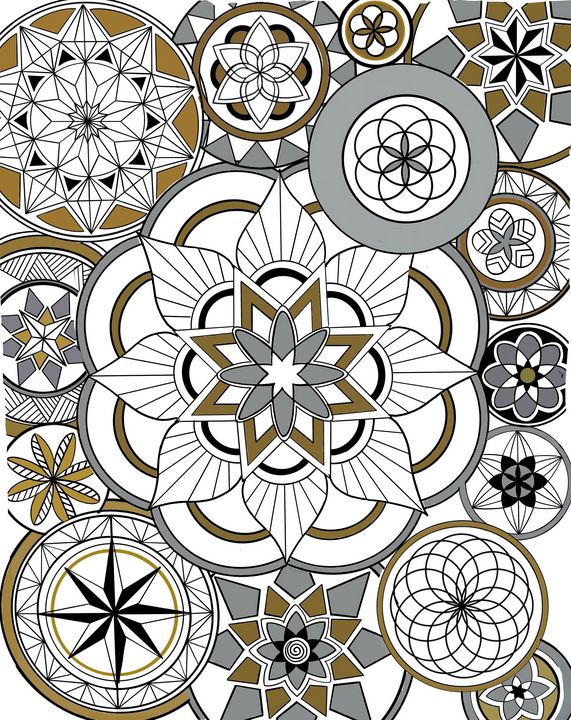 Interconnectedness - Amandala’s Designs - Digital Art & AI, Abstract, Geometric - ArtPal