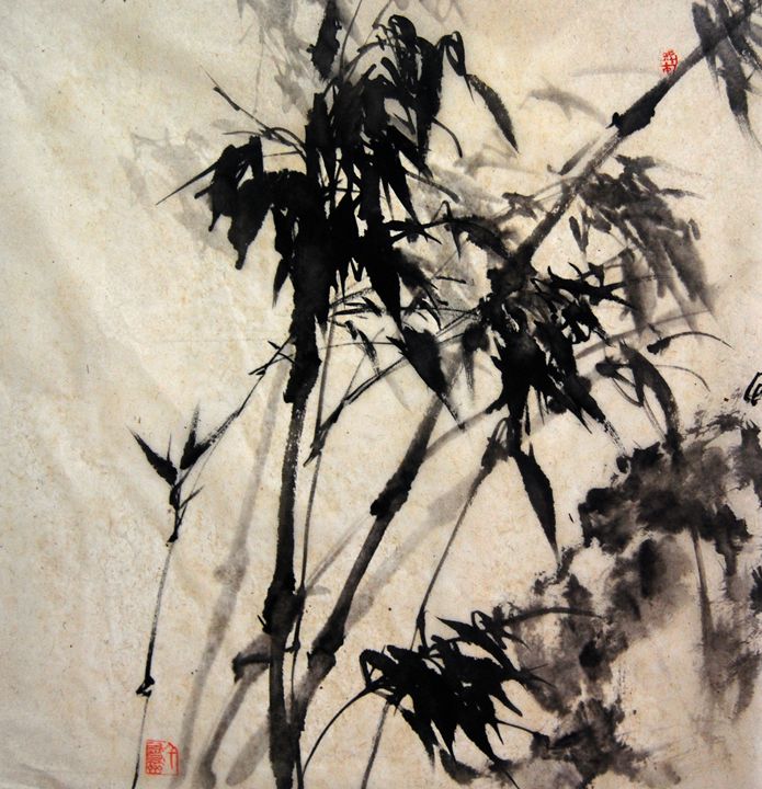 bamboo - Suhui Chinese paiting - Paintings & Prints, Flowers, Plants ...
