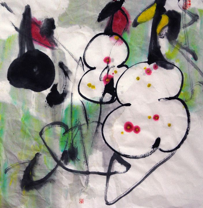 calabash - Suhui Chinese paiting - Paintings & Prints, Flowers, Plants ...