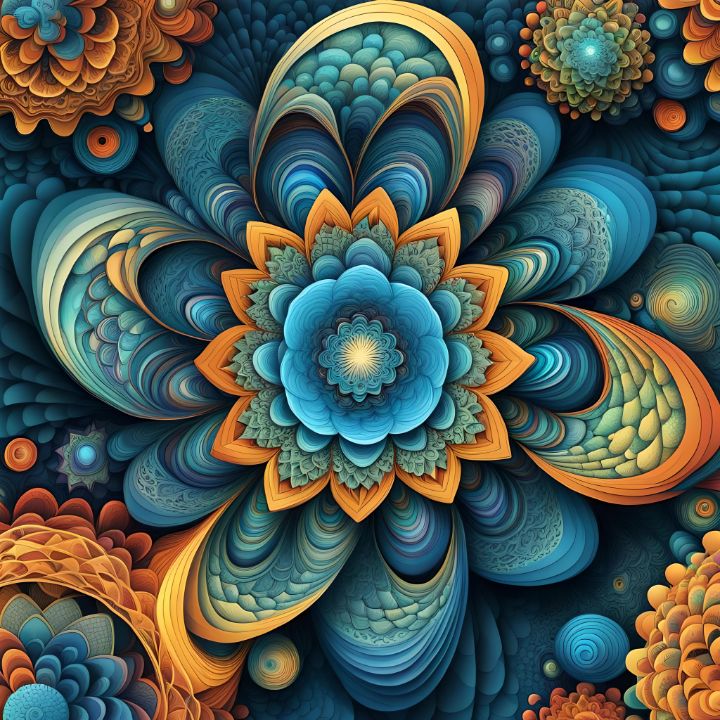 Sacred Geometry 4D - Mystic Muse - Digital Art & AI, Abstract, Other ...