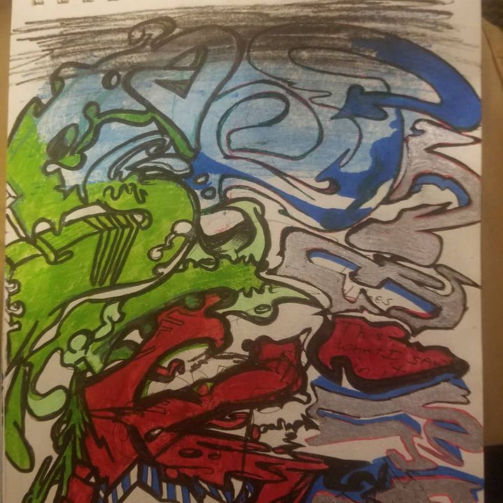 Sik - Claxton’s Sik Thoughts - Drawings & Illustration, Abstract, Color ...