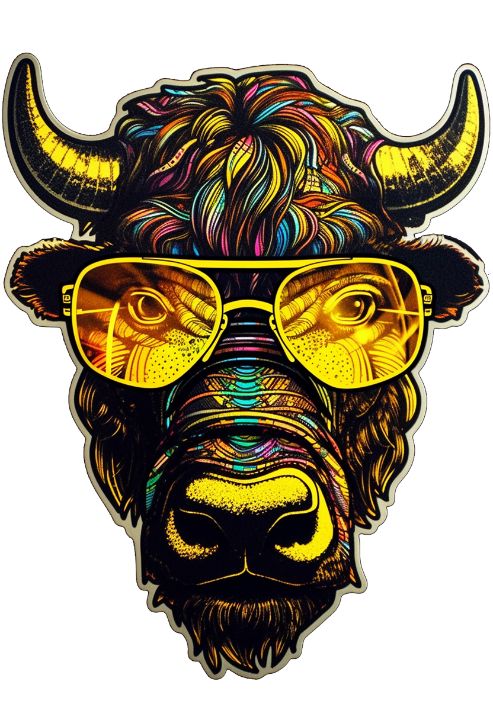 Loose buffalo - Magnolion - Digital Art & AI, Animals, Birds, & Fish ...