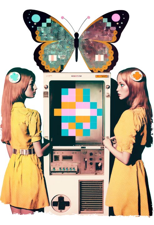 Birth of computer technology surreal - Magnolion - Digital Art & AI ...