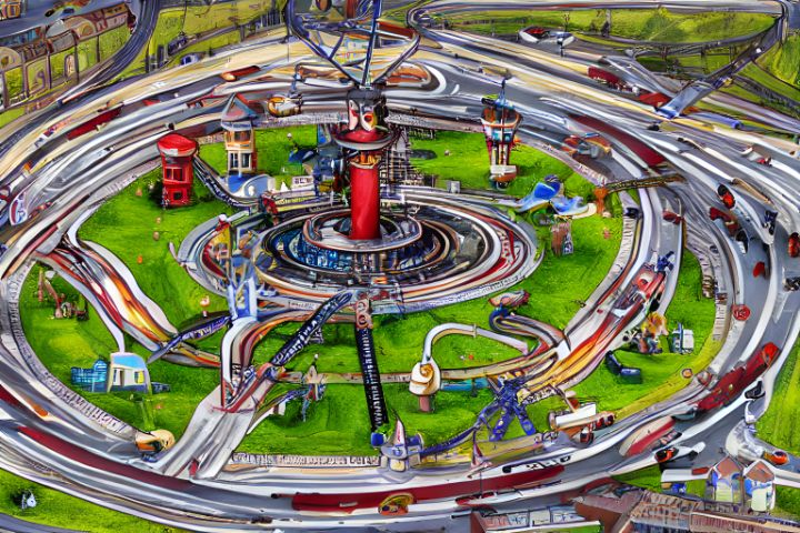 The Magic Roundabout - AIM Art - Digital Art & AI, Fantasy & Mythology ...