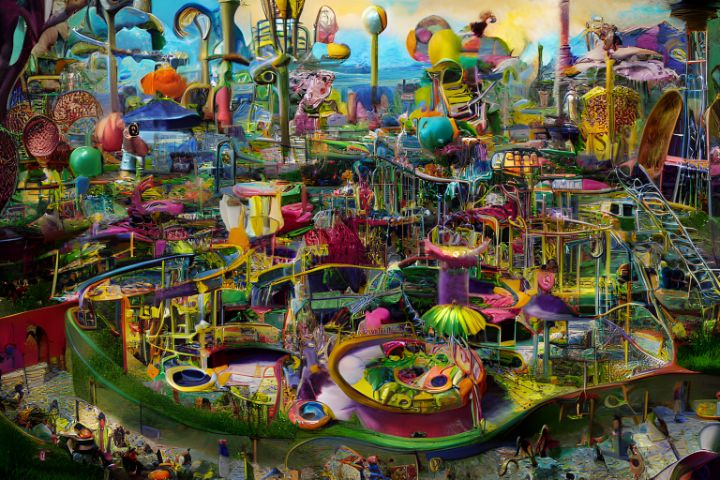 The Most Magnificent Playground - AIM Art - Digital Art & AI, Fantasy ...