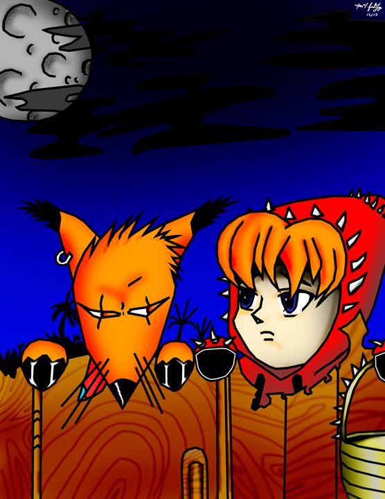 Bad bad fox - JJFL Art's - Paintings & Prints, Abstract, Other Abstract ...