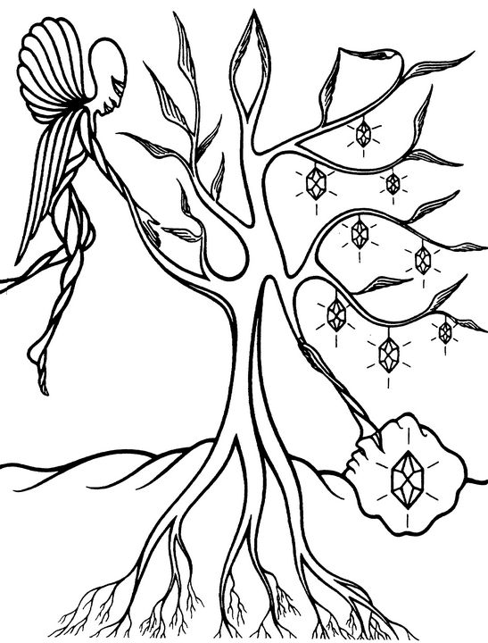 Alchemical Tree - Cosmic Art Center Gallery - Drawings & Illustration ...