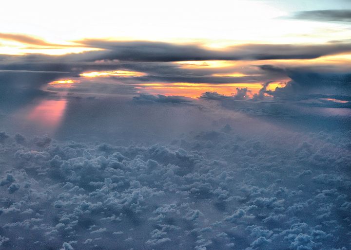 Sunset at 30,000 feet - PhillySnaps - Photography, Landscapes & Nature ...