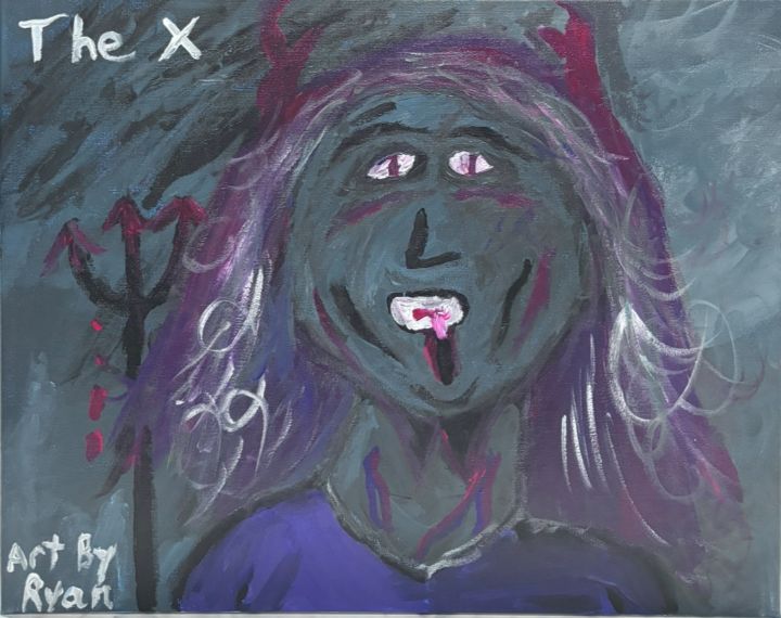 The X - Ryan Anderson - Paintings & Prints, Humor & Satire ...