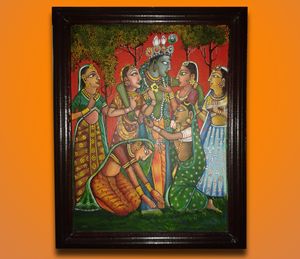 Rajasthani Mural - Indian Murals - Paintings & Prints, Ethnic, Cultural ...