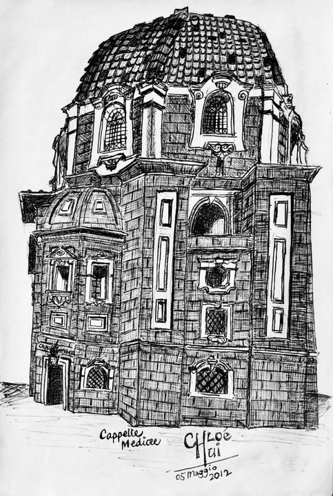 Medici Chapel - ChloARTe - Drawings & Illustration, Places & Travel ...