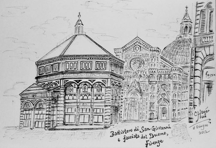 Duomo of Florence 3 - ChloARTe - Drawings & Illustration, Places ...