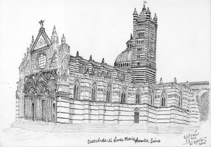 Duomo of Siena - ChloARTe - Drawings & Illustration, Places & Travel ...
