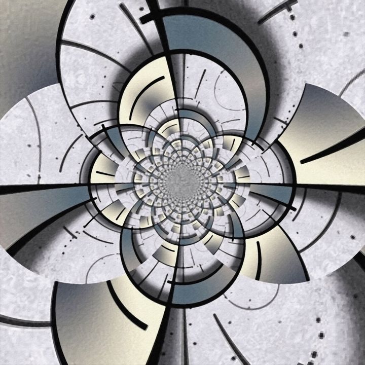 Geometric fractal - rolffimages - Digital Art & AI, Abstract, Geometric - ArtPal