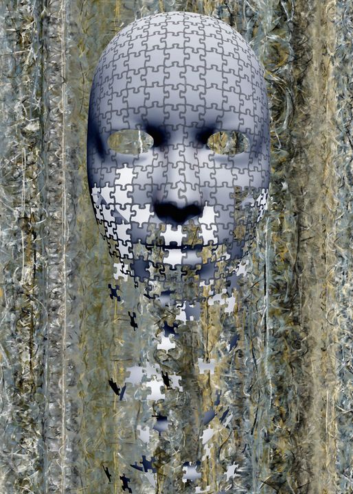 Puzzle Mask - rolffimages - Digital Art & AI, Religion, Philosophy ...