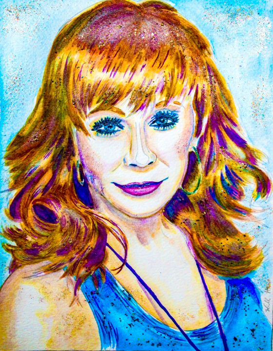 “Reba” - Will’s Watercolors - Paintings & Prints, People & Figures ...