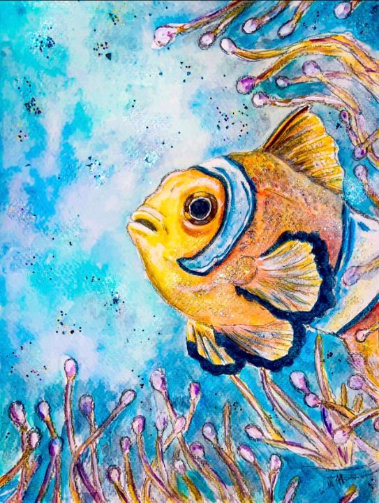 “The Little Clownfish” - Will’s Watercolors - Paintings & Prints ...