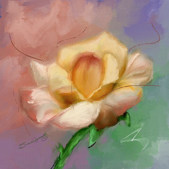 FLOATING ROSE - SHAYNA PHOTOGRAPHY - Digital Art, Flowers, Plants ...