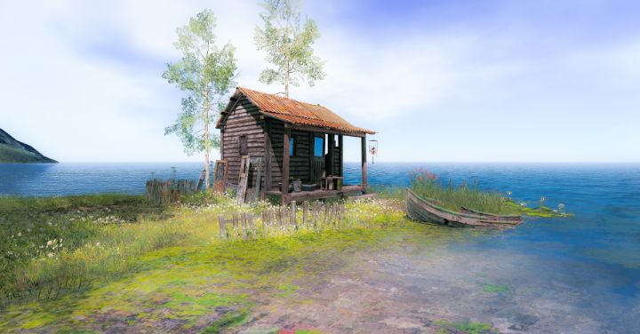 Little Shack - Mantra Seeds - Paintings & Prints, Landscapes & Nature ...