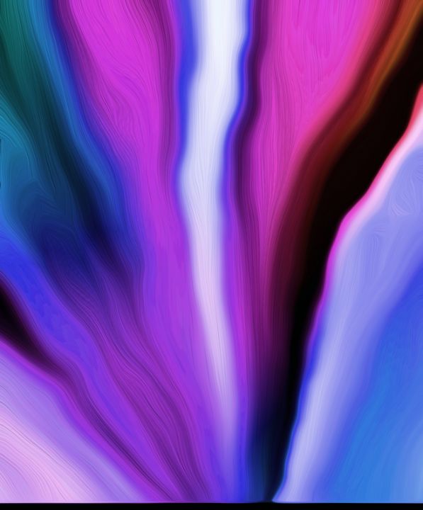 Pink Lightning - BJG Abstract Arts - Paintings & Prints, Abstract ...