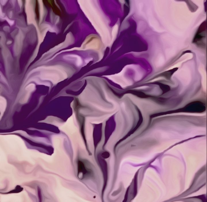 Purple and White Abstract - BJG Abstract Arts - Paintings & Prints ...