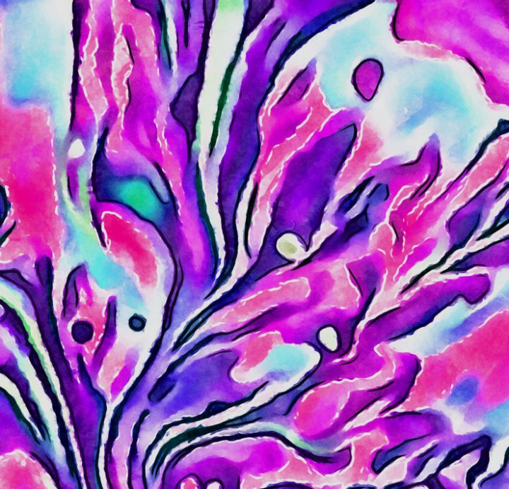 Pink and Purple Abstract - BJG Abstract Arts - Digital Art & AI ...