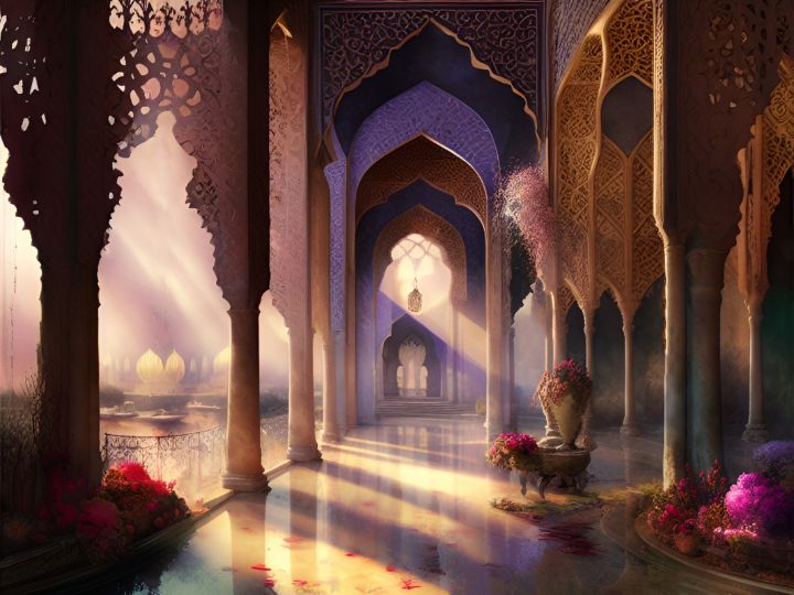 Welcome to Daevabad - Nicolette Vermeulen - Digital Art & AI, Buildings ...