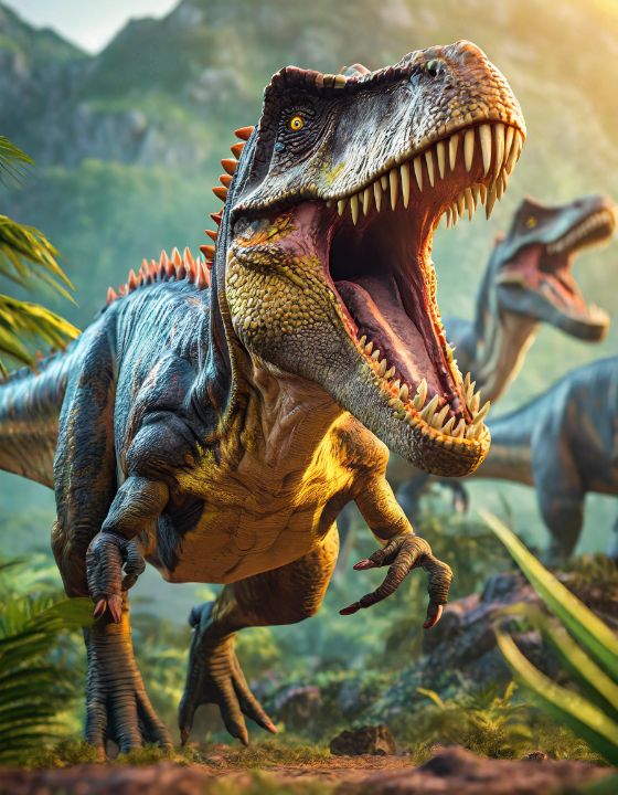 T-Rex 3 - Art by Fiery Tigress - Digital Art & AI, Animals, Birds ...