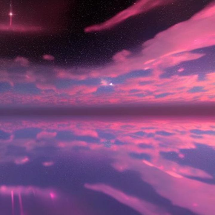 Pink Ocean - Demmygr - Digital Art & AI, Landscapes & Nature, Beach ...