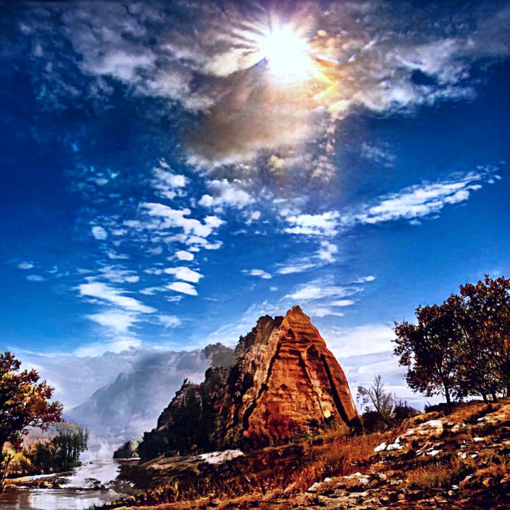 Dry landscape - Victor - Paintings & Prints, Landscapes & Nature ...