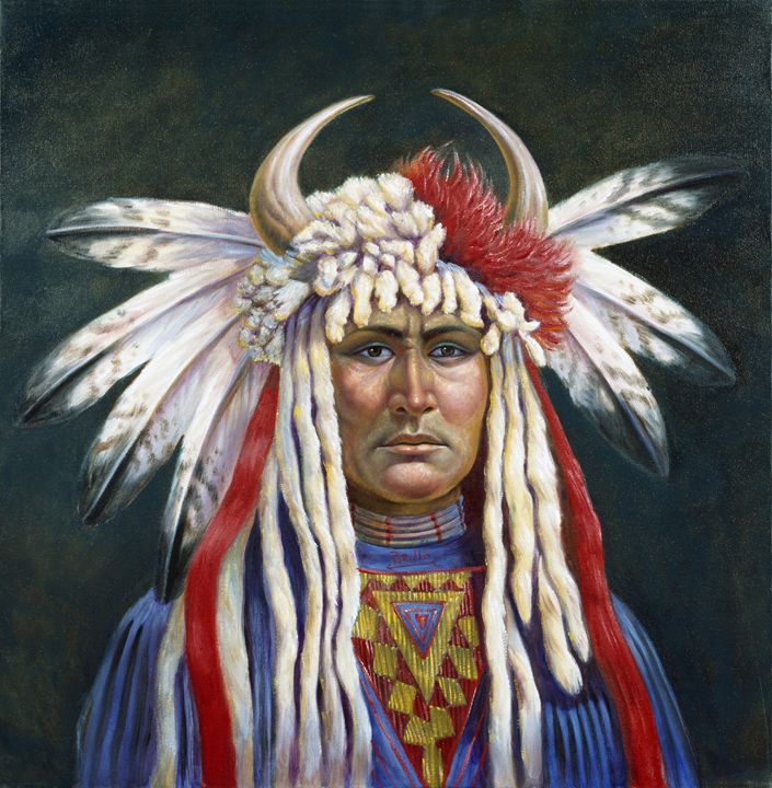 Crazy Horse - Gregory Perillo - Paintings & Prints, Ethnic, Cultural ...