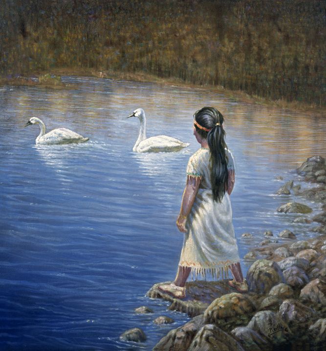 Enjoying the Trumpeter Swans - Gregory Perillo - Paintings & Prints ...