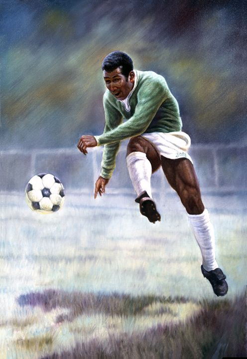 Pele Bicycle Kick In Color