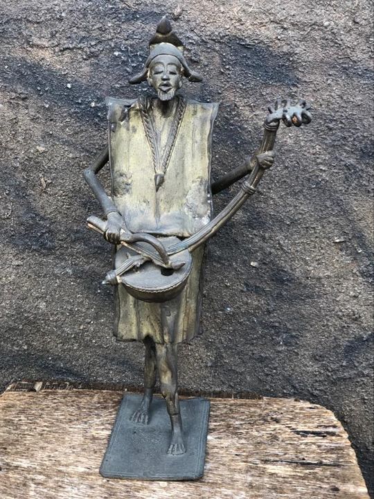 Bronze African Saxophone Player - Ferichi Gallery - Sculptures ...