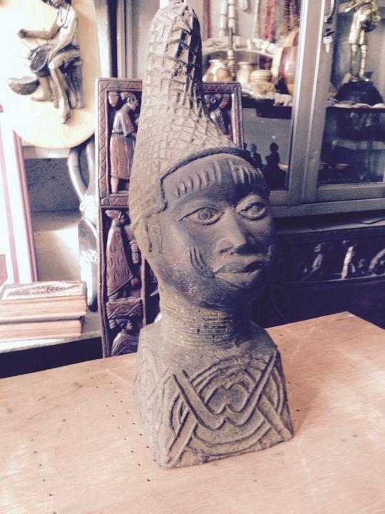 Benin Bronze Art - Ferichi Gallery - Sculptures & Carvings, Ethnic ...