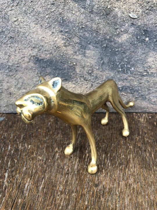 Bronze Lioness Statue - Ferichi Gallery - Sculptures & Carvings, Ethnic ...