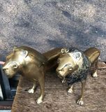 Bronze Lion & Lioness Statue - Ferichi Gallery - Sculptures & Carvings ...