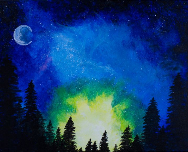 Nebula Dragons - Holly Sternberg Paintings - Paintings & Prints ...