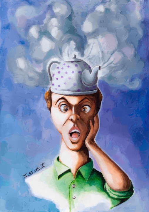 Kettle is boiling - Bahriantsev Oleksandr`s Works - Paintings & Prints ...