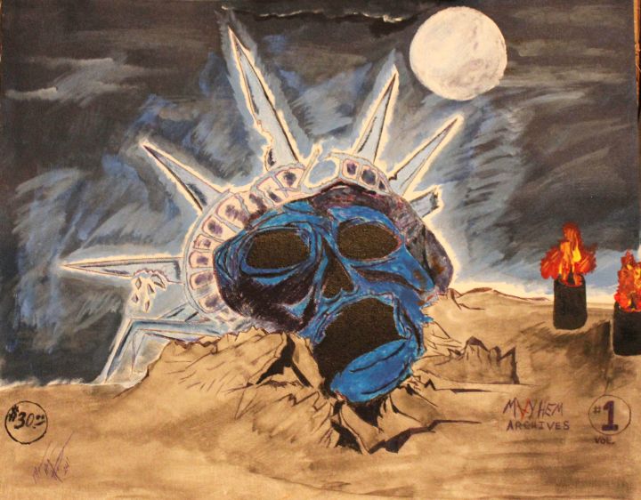 America's Death - Mayhem Drawings and Paintings - Drawings ...