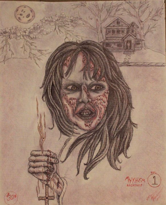 Exorcist - Mayhem Drawings and Paintings - Drawings & Illustration ...