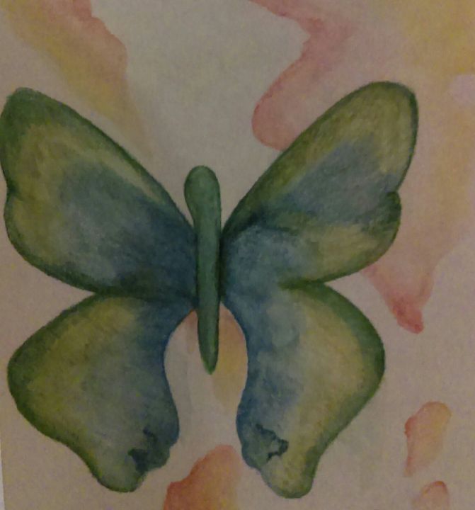 Summer Butterfly - Rhonda Estes - Paintings & Prints, Animals, Birds ...