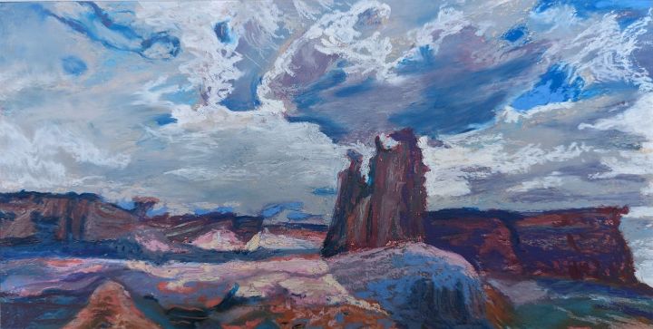 Three Gossips, Arches N.P., Utah - Michael P Walter Art - Drawings ...