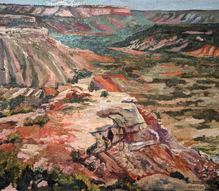 Palo Duro Canyon, Texas - Michael P Walter Art - Paintings & Prints ...