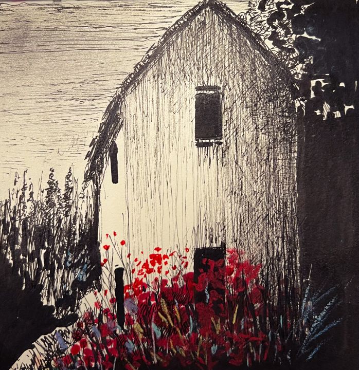 Brooding Barn: Crimson Secrets - Michael Anthony Milton Gallery ...