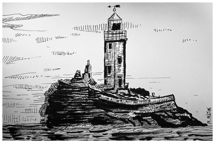 Cornish Beacon - Michael Anthony Milton Gallery - Drawings ...