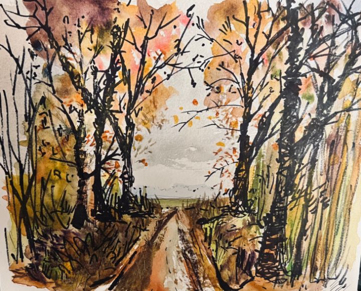 A Path Through Autumn - Michael Anthony Milton Gallery - Paintings ...