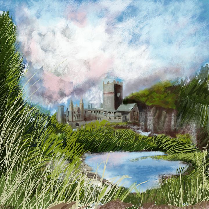 Welsh Castle - Michael Anthony Milton Gallery - Paintings & Prints ...