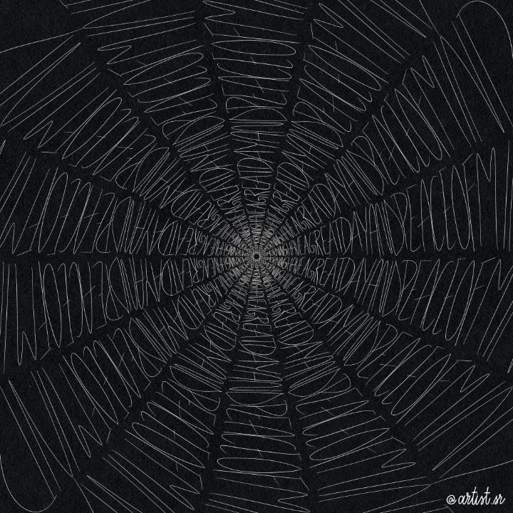 Text art - artist.sr - Digital Art & AI, Abstract, Other Abstract - ArtPal