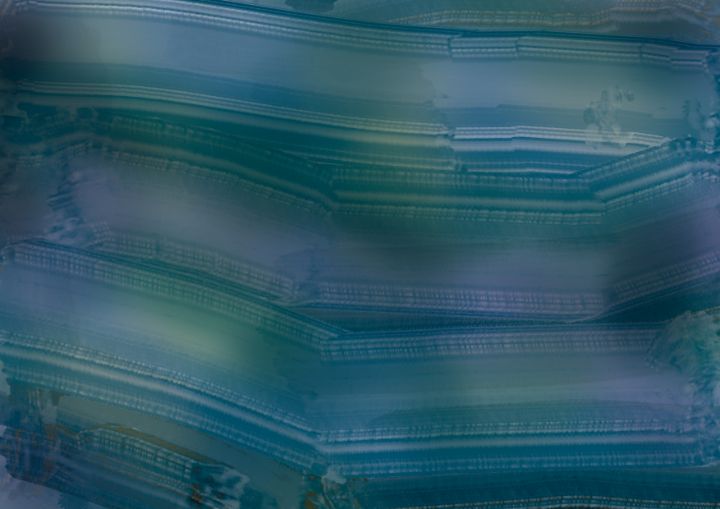 Denim Blue Fusion - Marie Saumya - Digital Art & AI, Abstract, Color ...